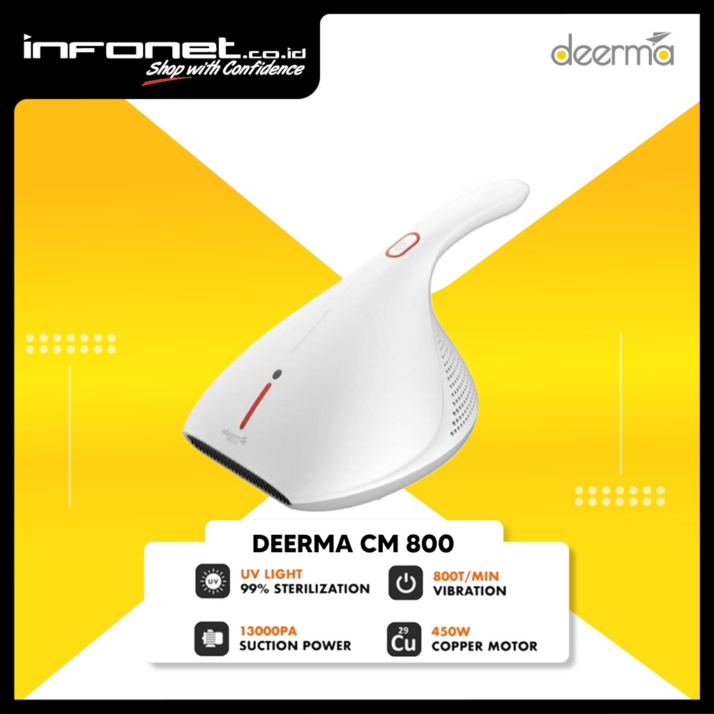 Jual Deerma CM800 Vacuum Cleaner Dust Mite | Shopee Indonesia
