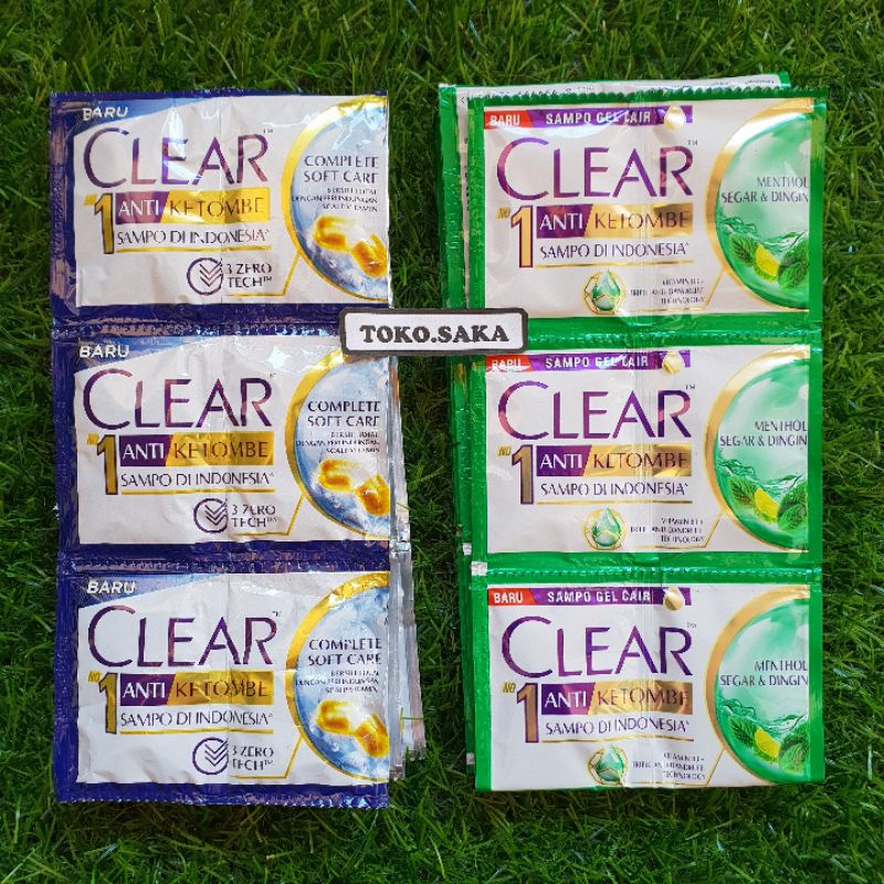 Jual Shampo Clear Sachet Rentengan - Clear 1 Renceng 9 ml x 12 sachet ...
