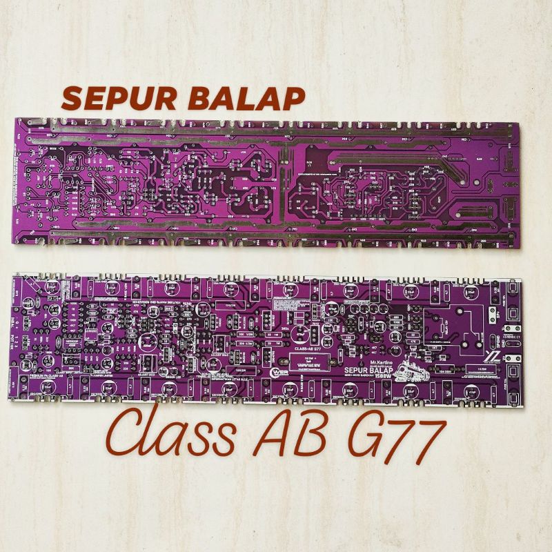 Jual PCB Power Class AB G77 Sepur Balap Amplifier 2U | Shopee Indonesia