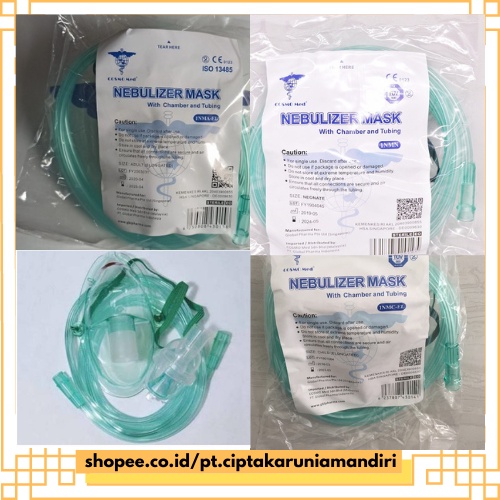 Jual Mask Nebulizer Dewasa / Nebulizer Adult /Nebulizer Neonate Merk ...