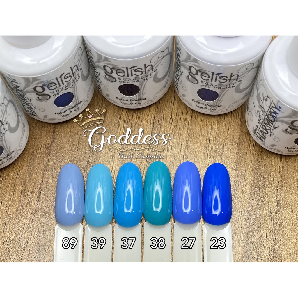 Jual GELISH HARMONY BLUE & NAVY COLLECTION KUTEK GEL GELISH UV ORGINAL ...