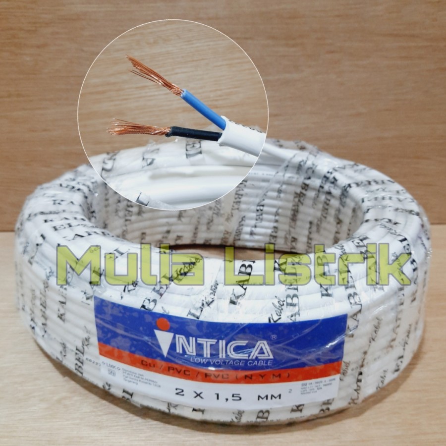 Jual Kabel listrik nym hyo 2x1,5 SNI serabut tembaga asli harga ...