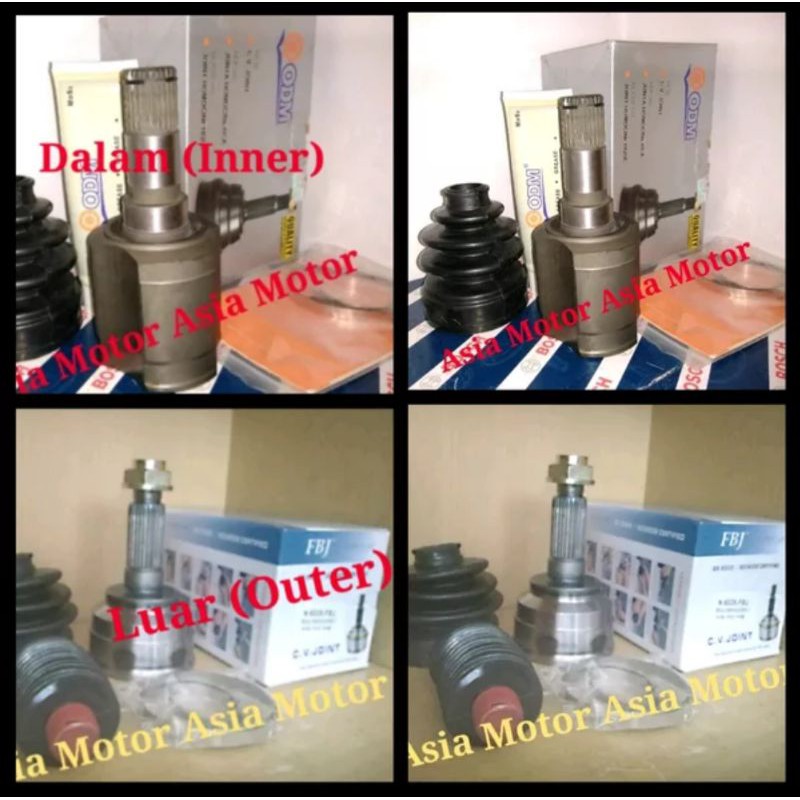 Jual CV Joint As Roda Luar Dan Dalam Timor Join Kokel Kohel Outer Dan Inner Timor HARGA SET 2 ...