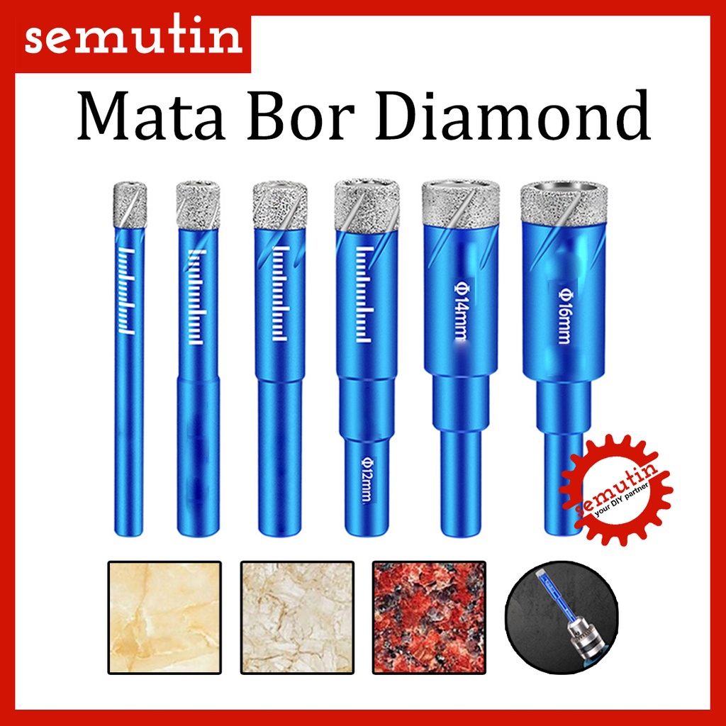 Jual Mata Bor Diamond Holesaw Kaca Keramik Marmer Granit / Drill Bit Berlian Lubang Tahan Lama ...