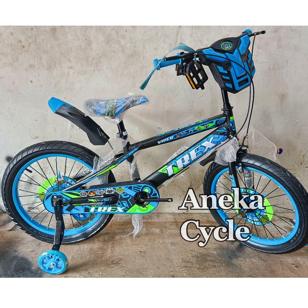 Jual Sepeda Anak Roda Empat Cowok BMX Trex Viper Astronot 18 Inch ...