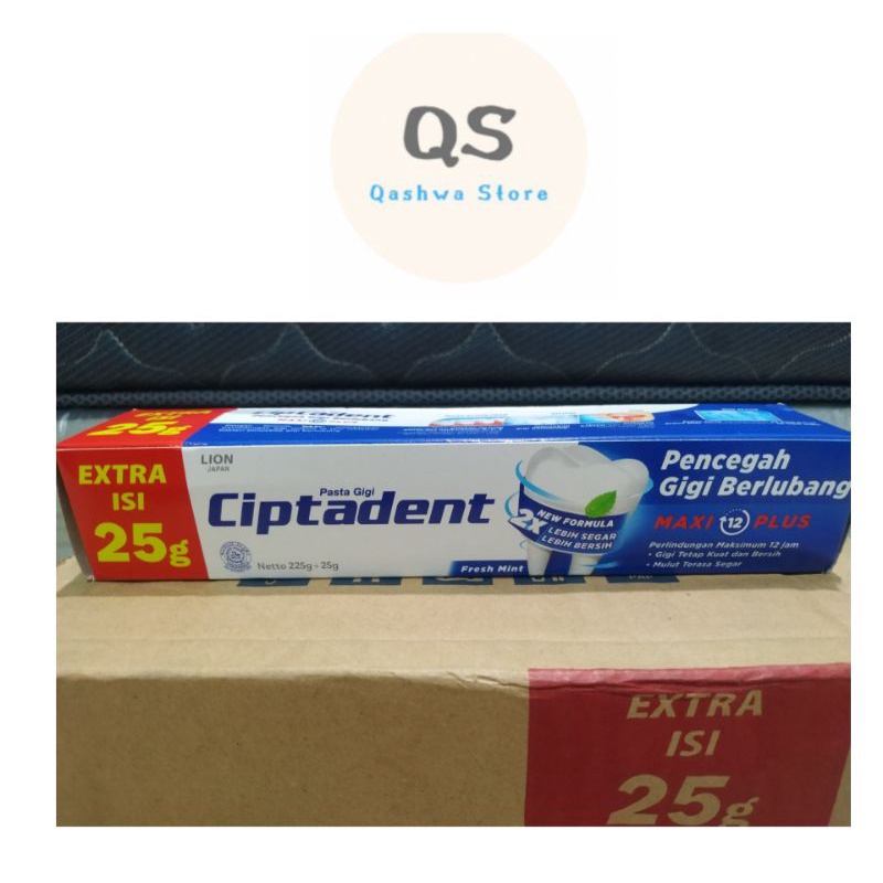 Jual ciptadent 225g 25g 12 plus - pasta gigi | Shopee Indonesia