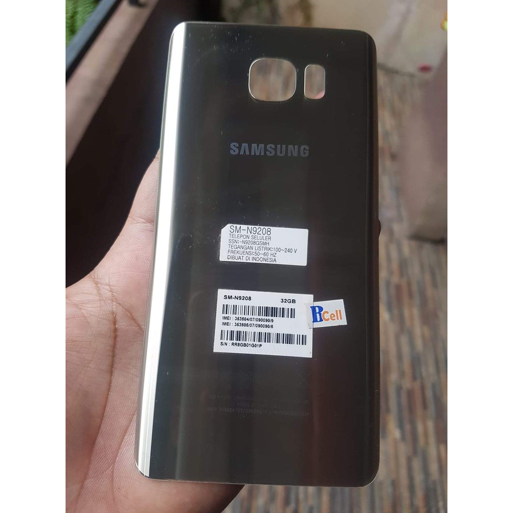 Jual BACKDOOR TUTUP CASING BELAKANG SAMSUNG NOTE 5 N9208 ORIGINAL ORI COPOTAN | Shopee Indonesia