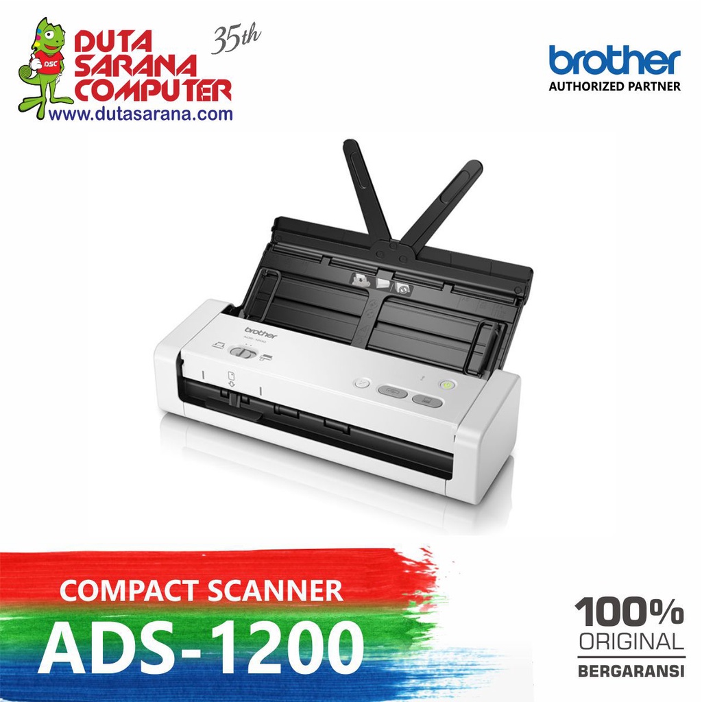 Jual Scanner BROTHER ADS-1200 ADS 1200 ADS1200 A4 Brother Scanner MURAH ...