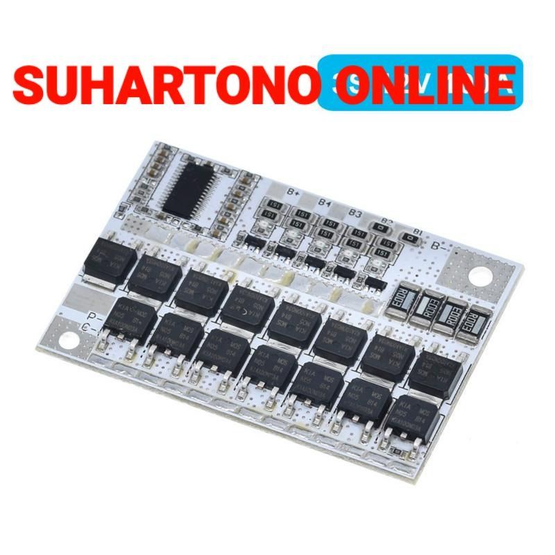 Jual BMS 3S 4S 5S 100A Charger Module Battery Management System ...