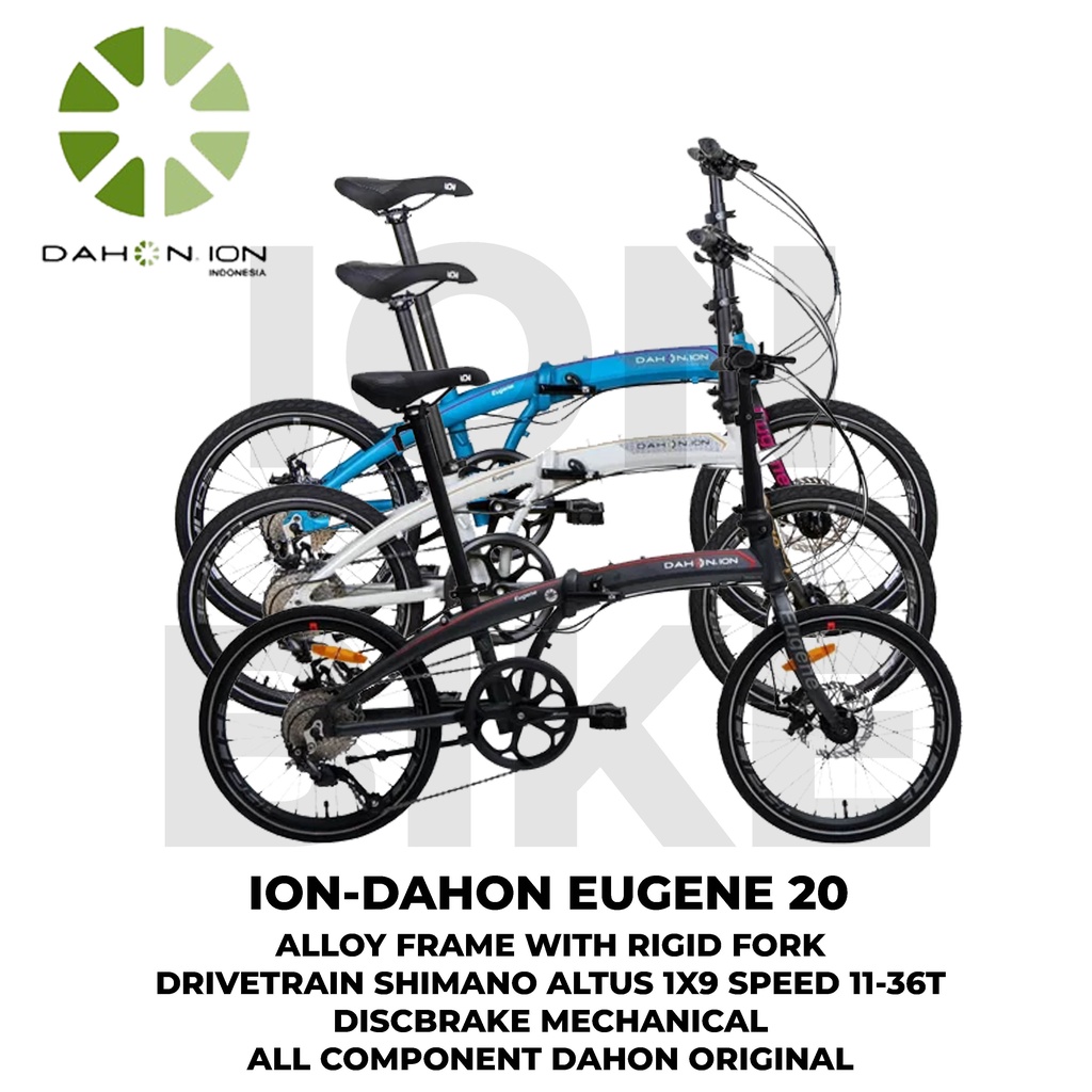 Jual Sepeda Lipat 20 Dahon ION Eugene Terbaru Seli 406 9 Speed Murah ...