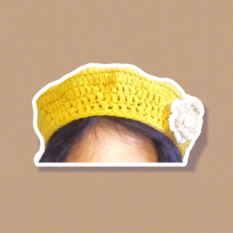 Jual BERET CROCHET HAT/TOPI BERET RAJUT | Shopee Indonesia