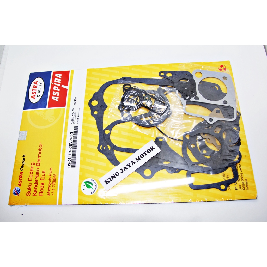 Jual PAKING GASKET FULL SET GRAND SUPRA X 100 WIN C 700 PRIMA MERK ASPIRA ASTRA OTOPARTS H2 ...