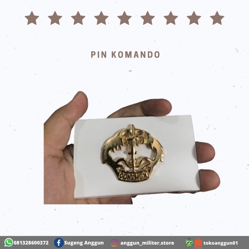 Jual Brevet Wing Komando / Brevet Pin Kopassus Komando | Shopee Indonesia