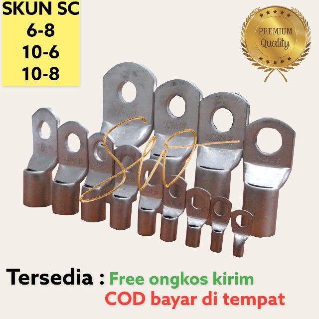 Jual Kabel skun / kabel skun SC 10-6,10-8 dan 6-8 tembaga merah Indonesia|Shopee Indonesia