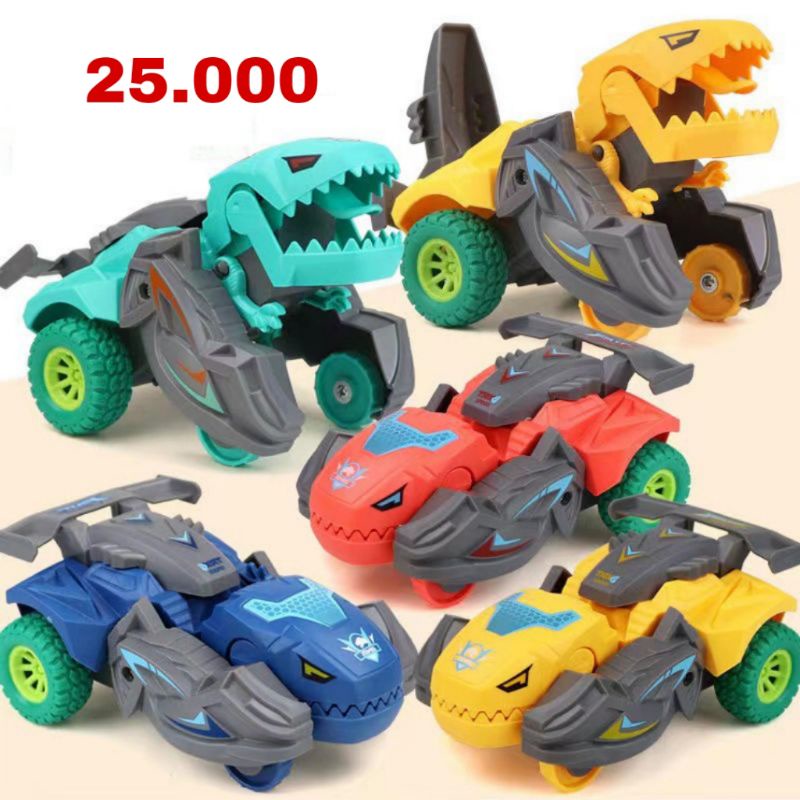 Jual Mainan Anak Mobil Dinosaurus 2 in 1 Deformasi Indonesia|Shopee ...