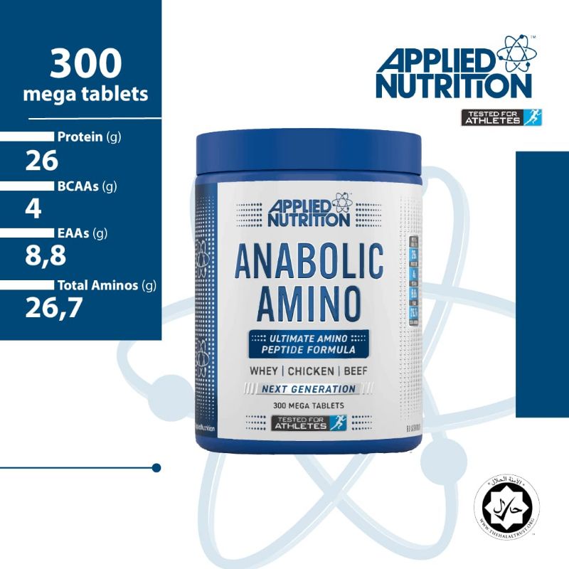Applied Nutrition Anabolic Amino Ultimate Amino Peptide Formula Asam ...