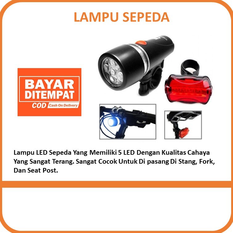 Jual Powerbeam Lampu Depan Belakang Gowes Aksesoris Asesoris Sepeda ...