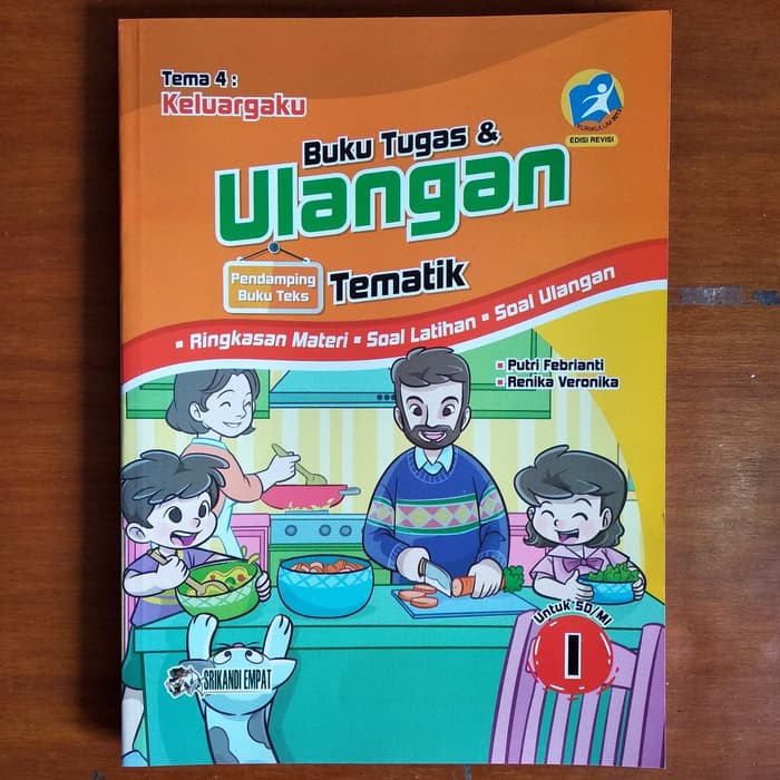 Jual Buku Tugas Dan Ulangan Tematik Sd Kelas 1 Tema 4 Indonesia Shopee