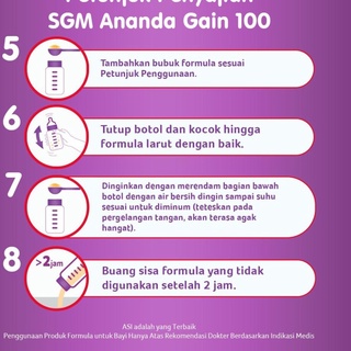 Jual SGM Ananda Gain 100 400gr Susu Formula Bayi 0-12 Bulan - Tiar ...