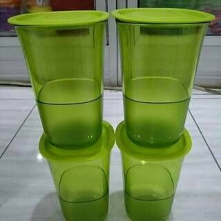 Jual GELAS CRYSTAL HIJAU TUPPERWARE CRYSTALINE 400 ml tuperware ...