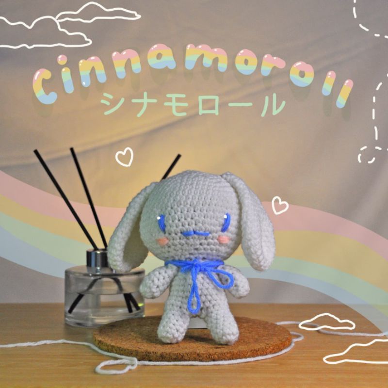 Jual Cinnamoroll Amigurumi / Boneka Rajut Sanrio Cinnamoroll | Shopee ...