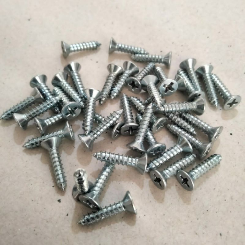 Jual Skrup / Sekrup Galvanis Anti Karat Kecil 1cm | Shopee Indonesia