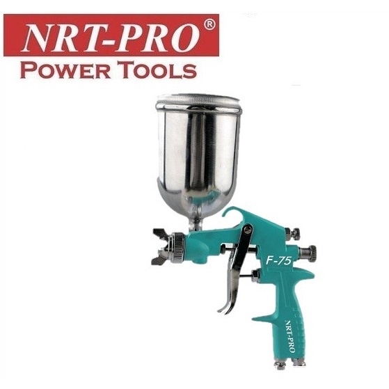 Jual NRT-PRO F75G Spray Gun Tabung Atas Cat Semprot Spraygun F 75 G 75G ...