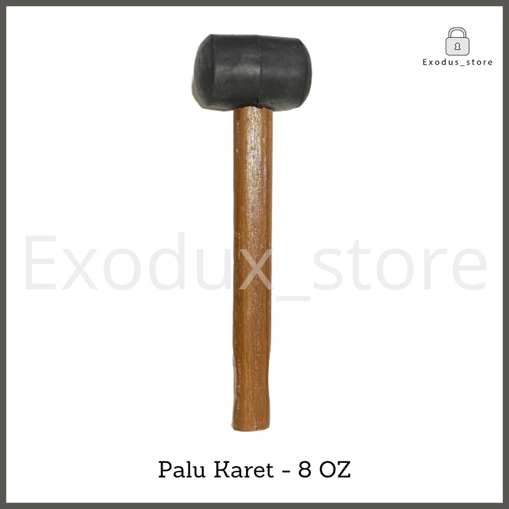 Jual Palu Karet Malet 8 oz / Rubber Mallet / palu gagang kayu kecil ...