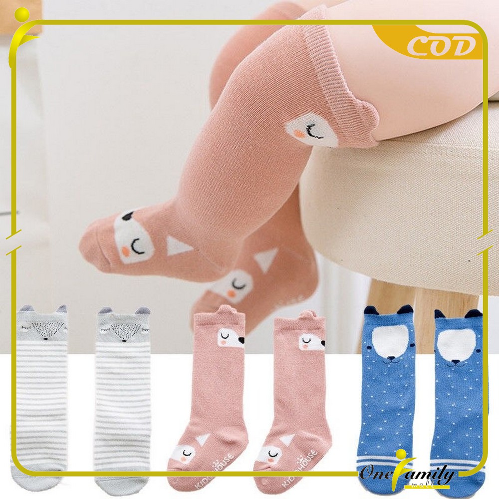 Jual ONE-P6 Kaos Kaki ANTI SLIP Anak Bayi Panjang Motif Lucu Kaus Kaki Fashion Korea Socks ...