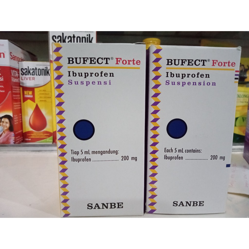 Jual BUFECT FORTE SYRUP / PUSING, DEMAM, NYERI | Shopee Indonesia