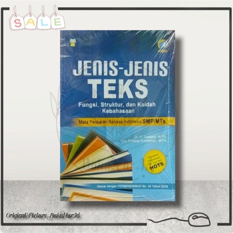 Jual Buku Jenis Jenis Teks SMP/MTS - Dr.E.Kosasih, M.Pd. Penerbit Yrama ...