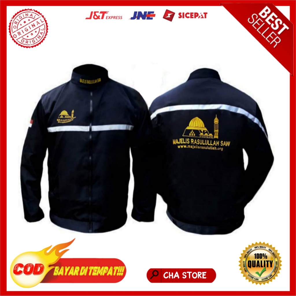 Jual JAKET + BORDIR NAMA | Jaket majlis Rasulullah SAW / Jaket Majelis ...