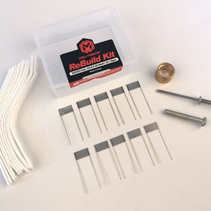 Jual RBK EXCEED GRIP 0.4 OHM COIL MASTER RBK REBUILD KIT 0.4 OHM MESH ...