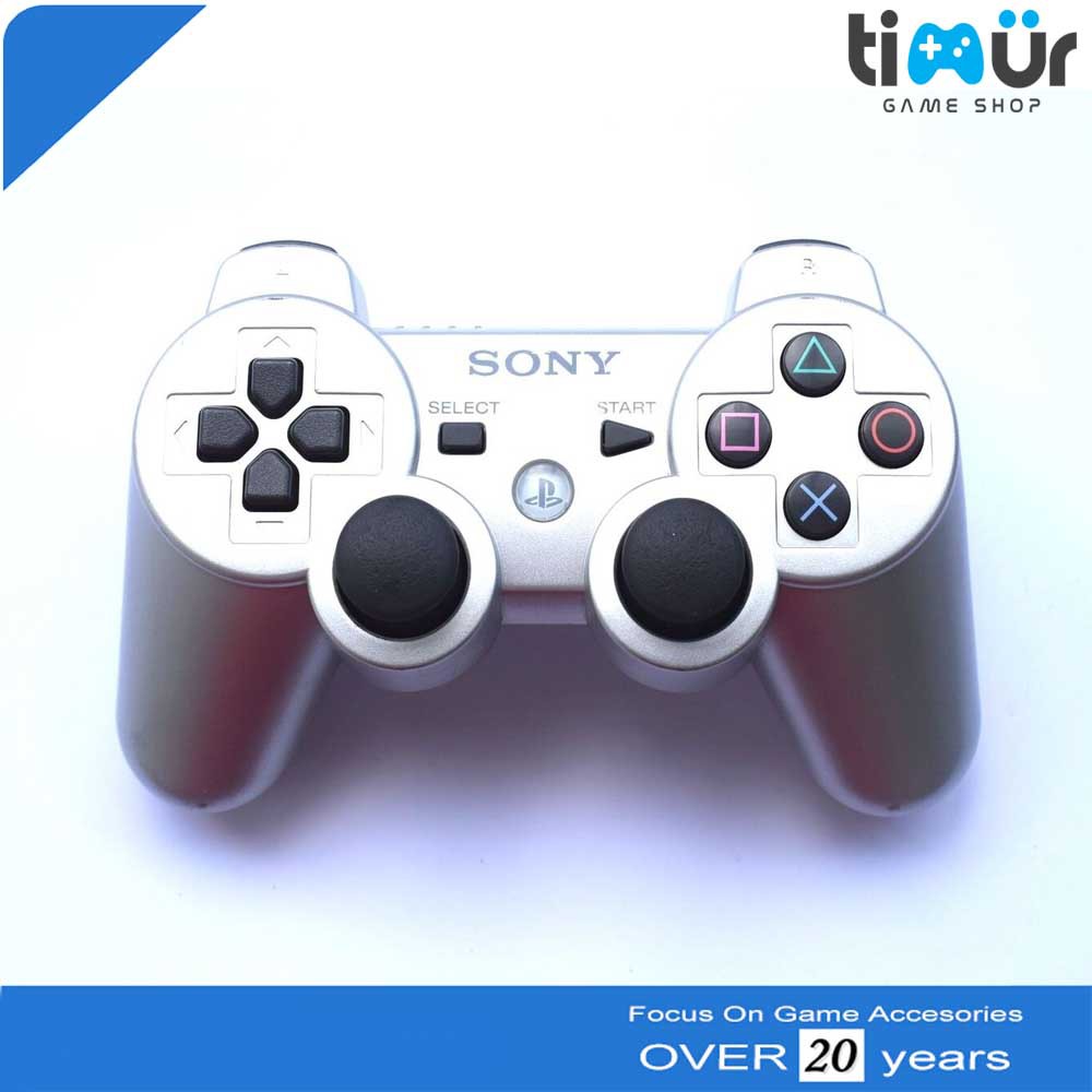 Jual Stick Stik Controller PS3 Wireless Ori Original Pabrik Silver ...