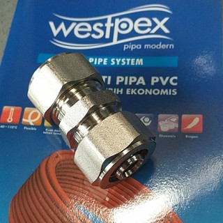 Jual WESTPEX Fitting Pipa PEX Soket /Sock/ Straight Copper | Shopee Indonesia