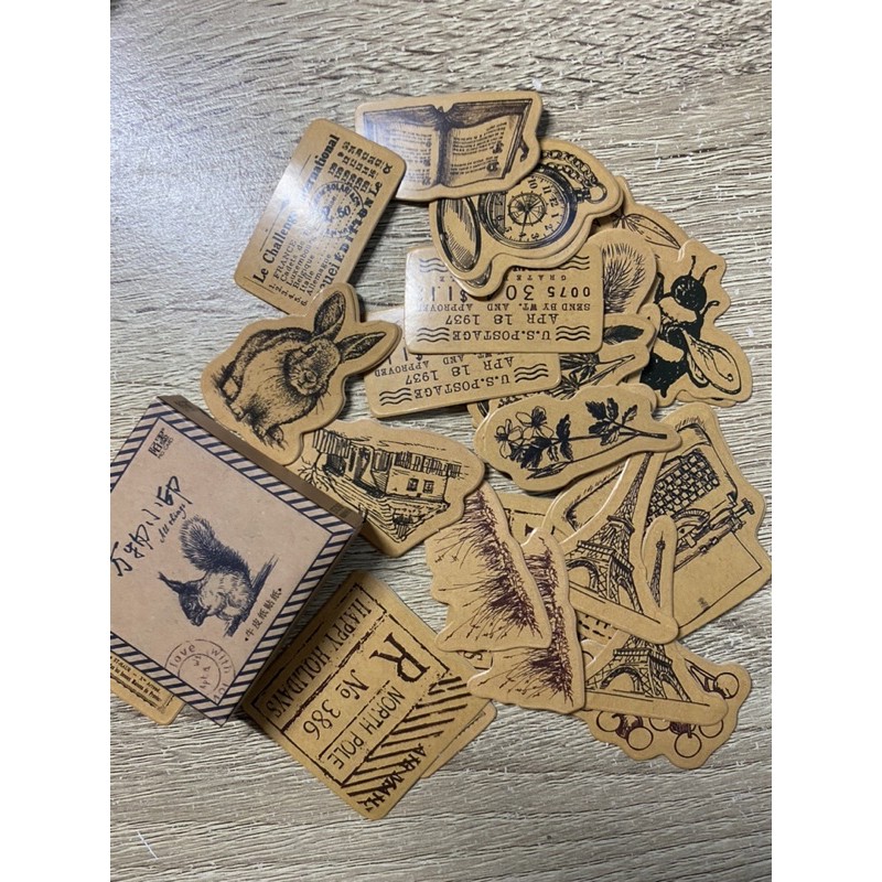 Jual VINTAGE AESTHETIC STICKERS (45pcs) | Shopee Indonesia