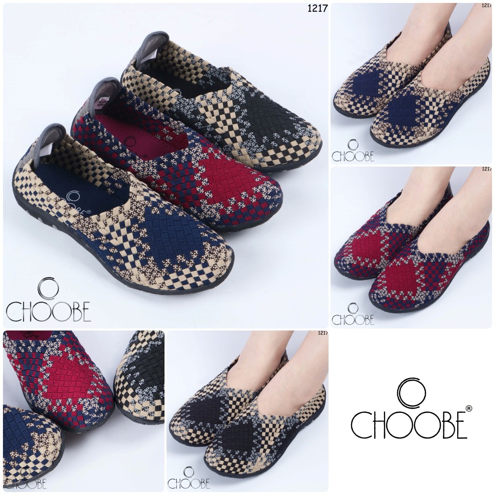 Jual Choobe Tiffany Rajut Flat Knit SD1217 MDL SEPATU RAJUT BATAM ...