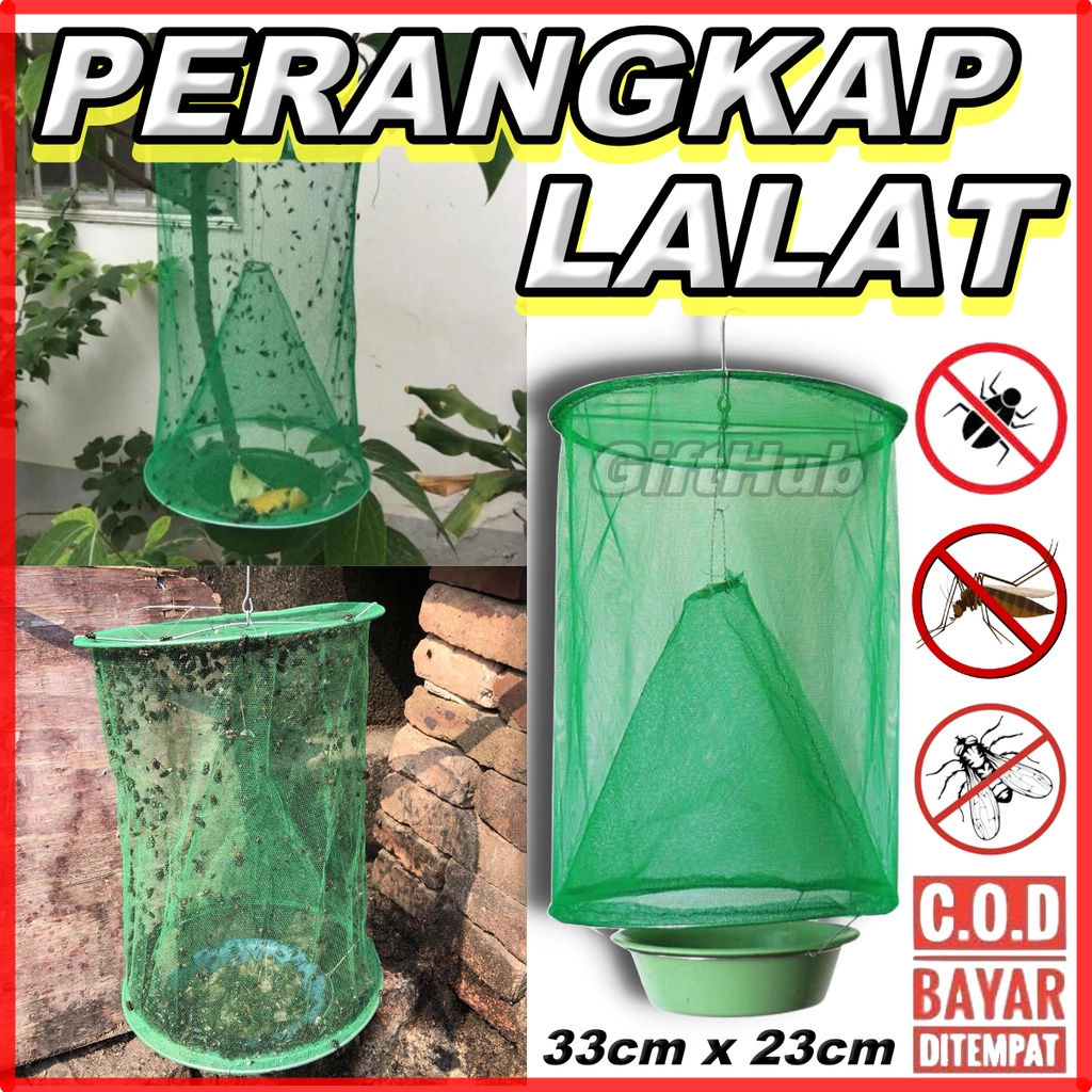 Jual Jaring Perangkap Lalat Reuseable Gantung Penangkap Lalat Kebun ...