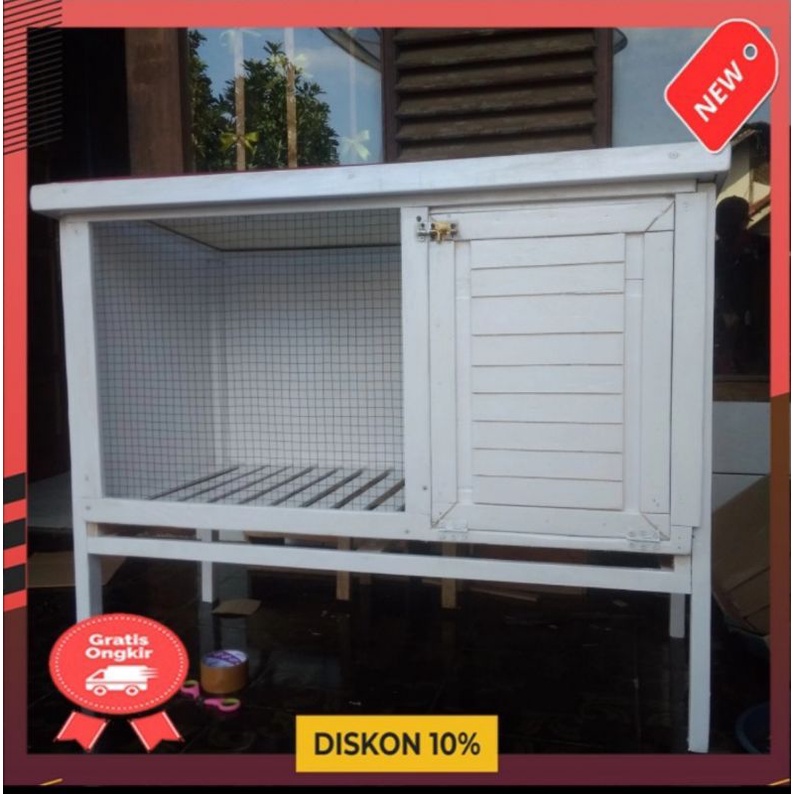 Jual kandang kelinci kayu/ kandang kelinci minimalis/ kandang kelinci ...