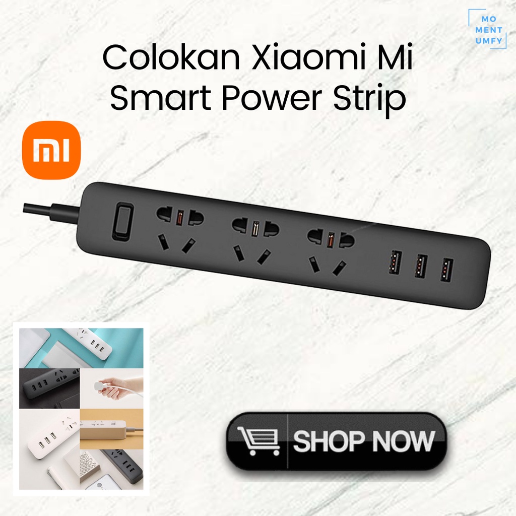 Jual Xiaomi Mi Smart Power Strip Sambungan Colokan Stopkontak Stop ...