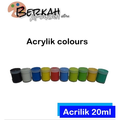 Jual Cat acrylik 20ml | Shopee Indonesia