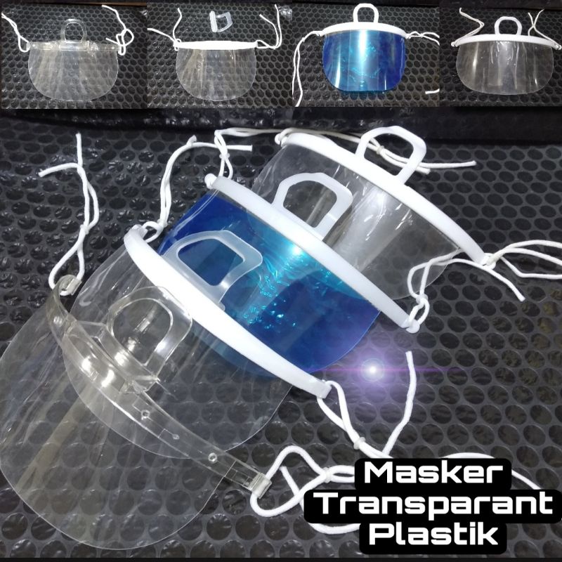 Jual Masker Transparan Plastik / Masker Kerja karyawan Restoran MUA ...