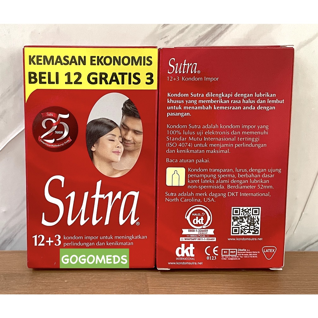Jual KONDOM SUTRA MERAH ISI 12 BUAH ALAT KONTRASEPSI | Shopee Indonesia