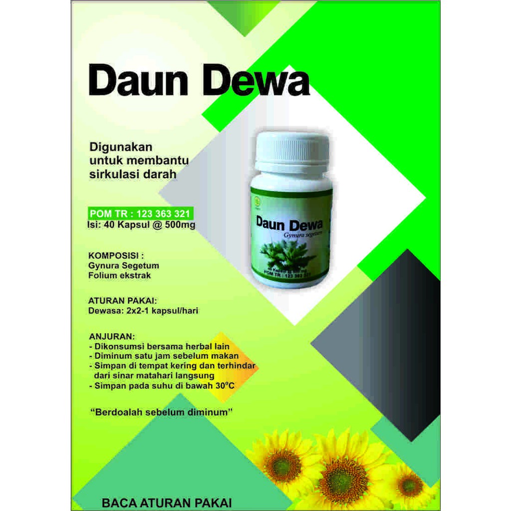 Jual Kapsul Herbal Insani Daun Dewa membantu sirkulasi darah | Shopee ...