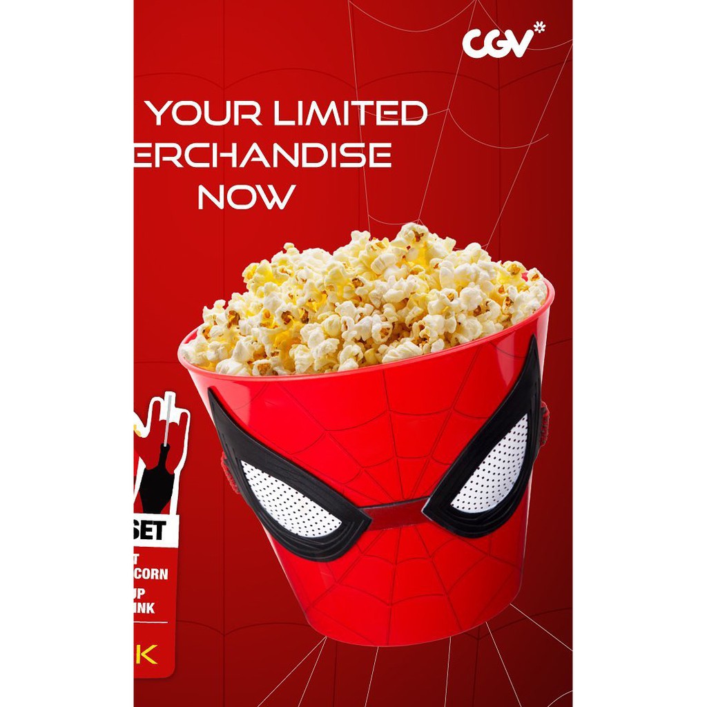 Jual Bucket Popcorn SPIDERMAN dari CGV | Shopee Indonesia