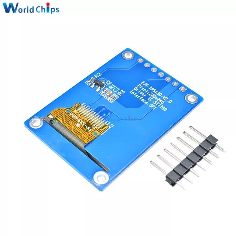 Jual LCD IPS TFT Module 1.3" 240x240 OLED SPI ST7789 for Arduino ESP | Shopee Indonesia