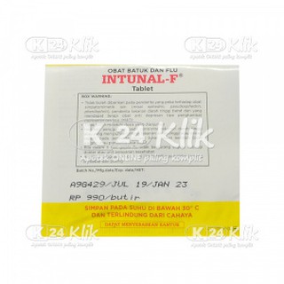 Jual Intunal Forte Tablet 1 Strip (Isi 4 Tablet) | Shopee Indonesia