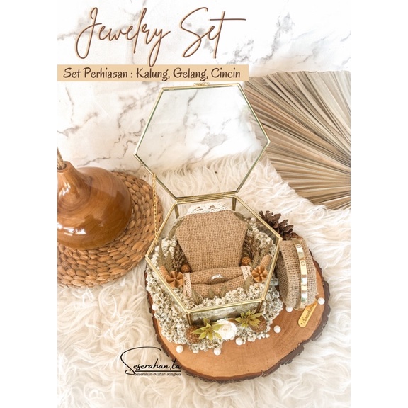 Jual JEWELRY SET RUSTIC/ BOX MAHAR RUSTIC/ BOX TERARIUM/ RINGBOX FULL ...