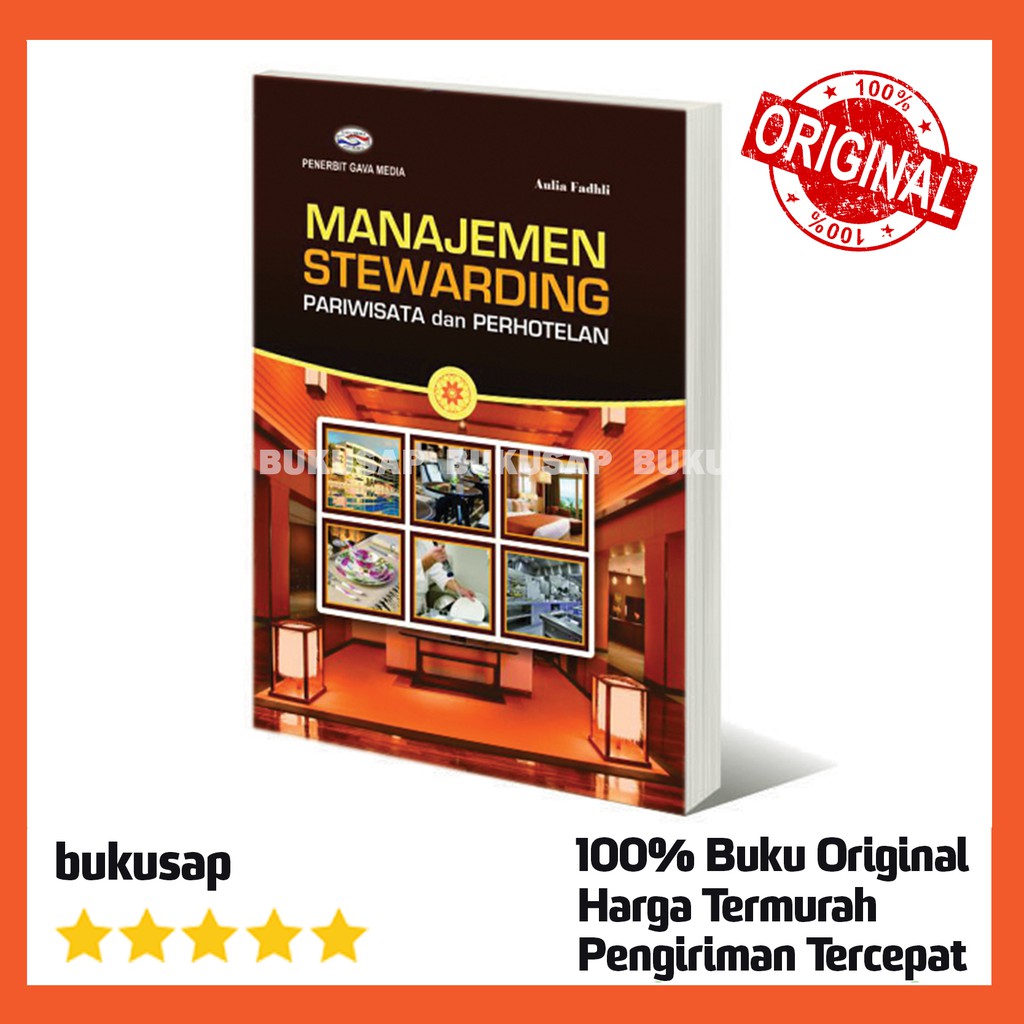 Jual Buku Manajemen Stewarding Pariwisata dan Perhotelan - Aulia Fadhli Original Indonesia ...