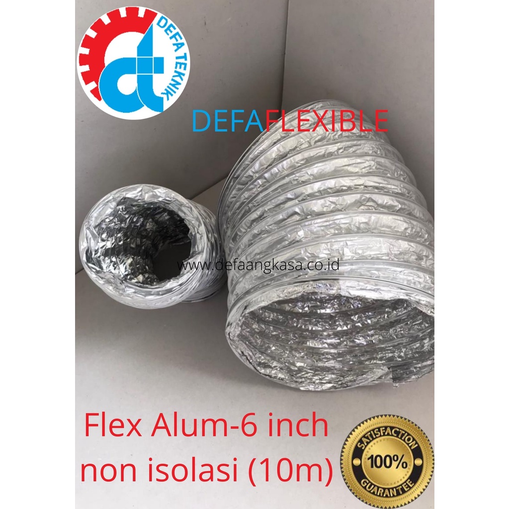 Jual Defa Flexible Duct / Flexible Duct 6 inch / Alumunium non isolasi ...
